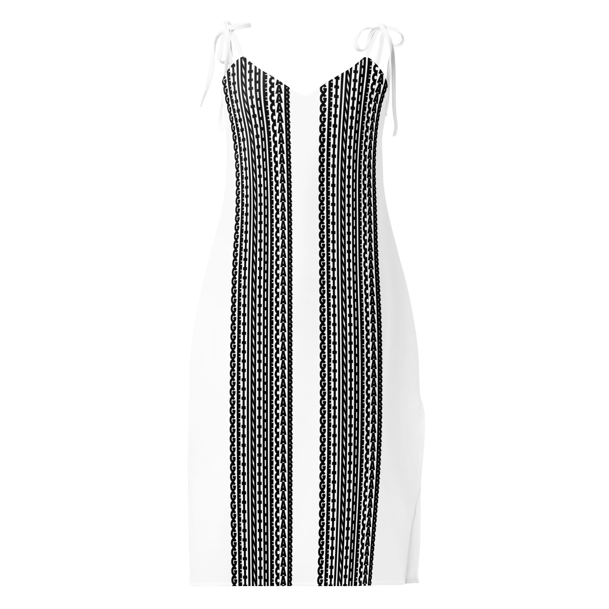 Tire Tracks Tie-strap Sun Dress